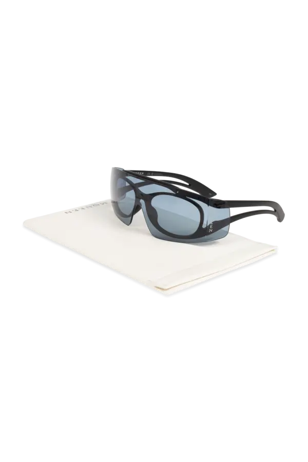 Alexander McQueen Full Rim Sunglasses - Blue