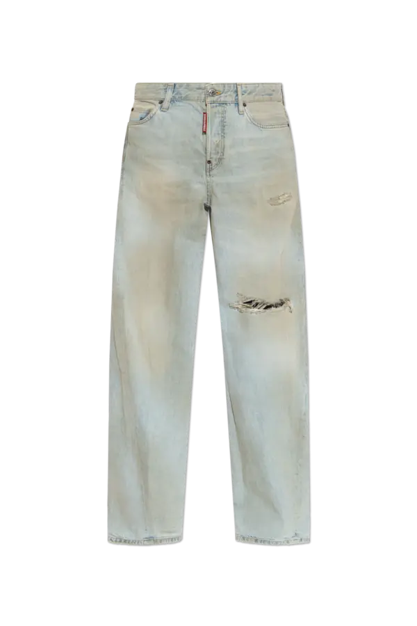 Dsquared2 Loose Twist Jeans - Light Blue