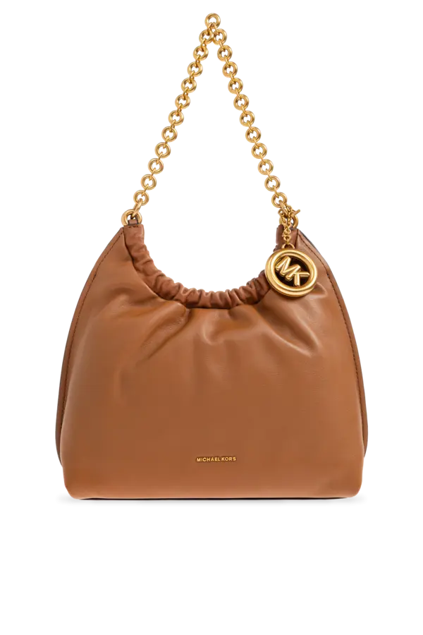 Michael Kors Leather Shoulder Bag - Brown