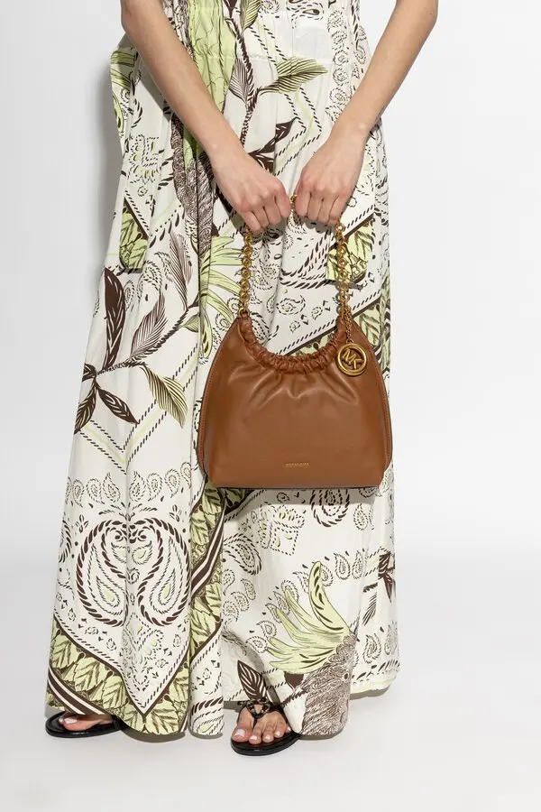 Michael Kors Leather Shoulder Bag - Brown