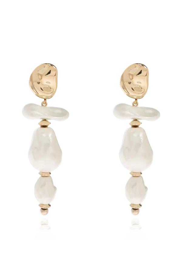 Cult Gaia Fabbie’ Clip-on Earrings - White