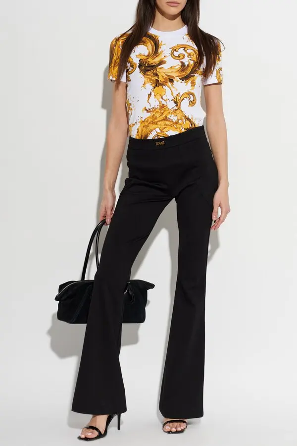 Versace Flared Leg Trousers