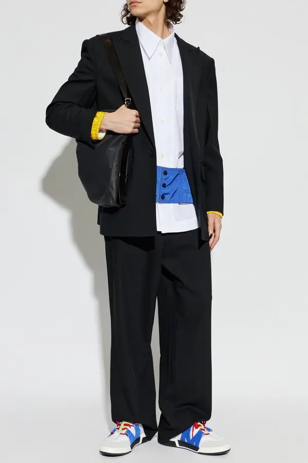 Dsquared2 Wool Blazer With A Single Vent