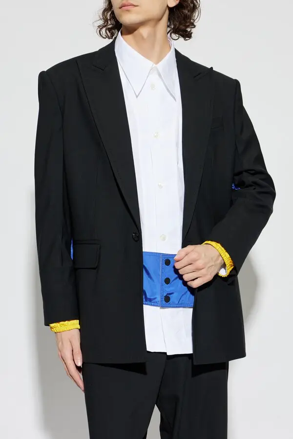 Dsquared2 Wool Blazer With A Single Vent