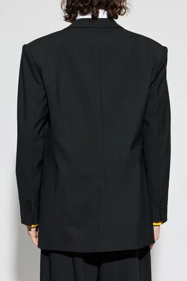 Dsquared2 Wool Blazer With A Single Vent