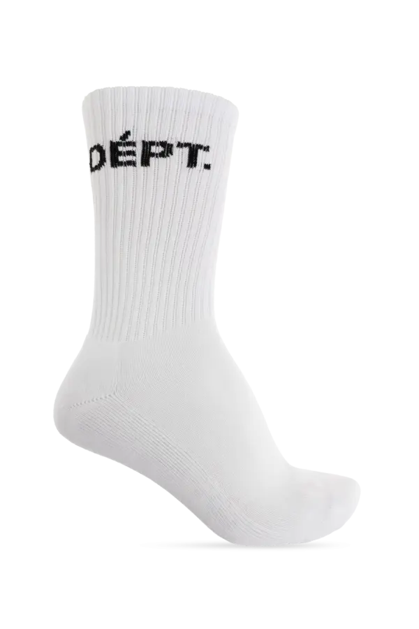 GALLERY DEPT. Logo Socks - Cream