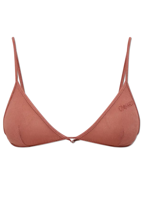 Dsquared2 Bra With Embroidered Logo - Pink