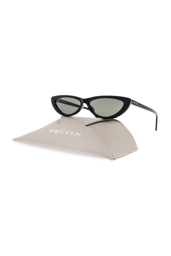 Alexander McQueen Cat-eye Sunglasses - Black