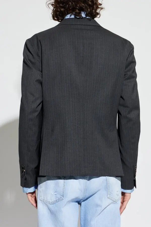Dsquared2 Blazer With Double Vent - Grey