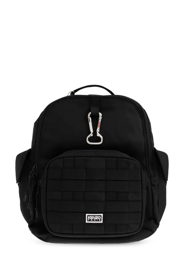 Kenzo Backpack With Logo - Black