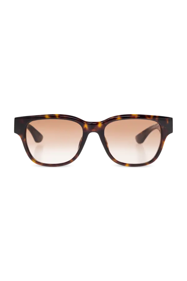 Alexander McQueen Full Rim Sunglasses - Brown