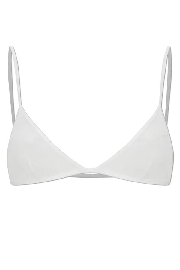 Dsquared2 Bra With Embroidered Logo - White