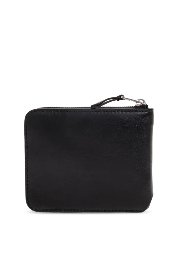 AMI Paris Leather Wallet With Logo