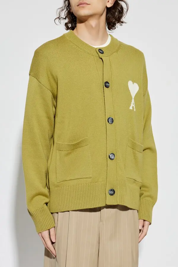 AMI Paris Cardigan With Pockets