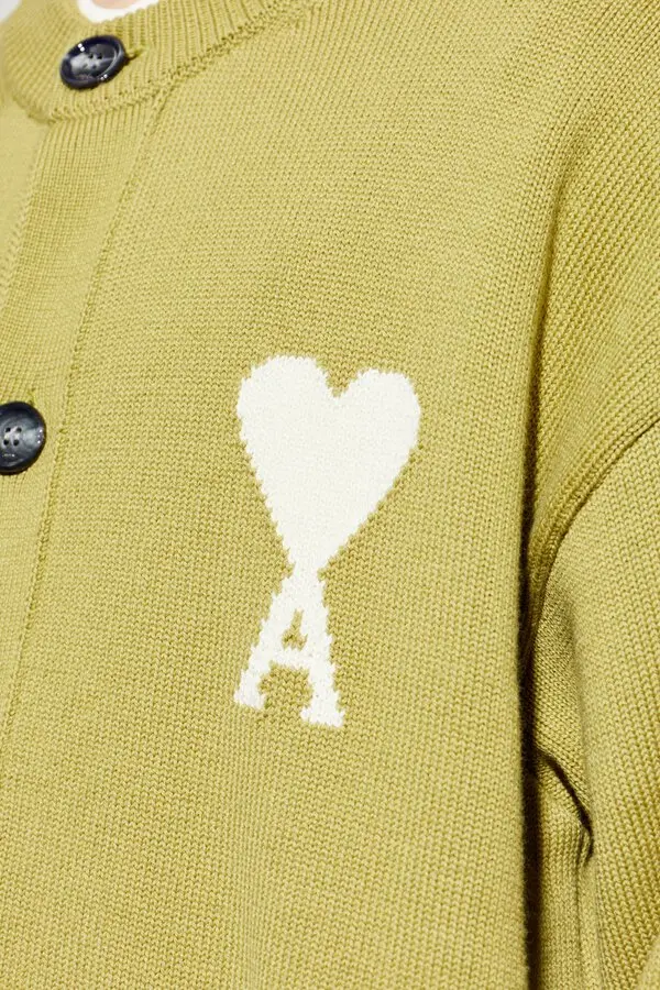 AMI Paris Cardigan With Pockets