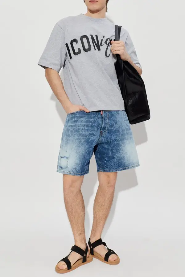Dsquared2 T-shirt With Logo - Grey