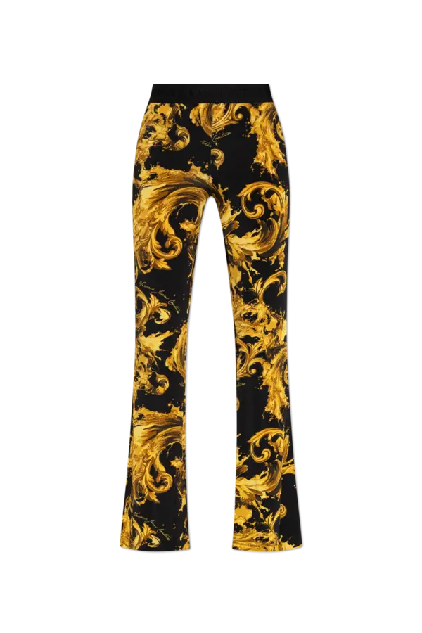 Versace Flared Trousers - Black