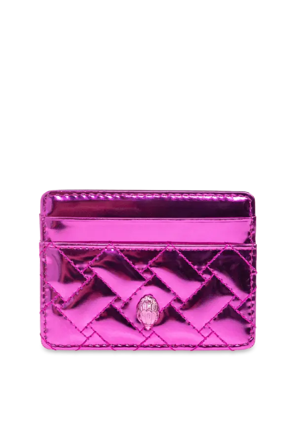 Kurt Geiger Leather Card Holder - Pink
