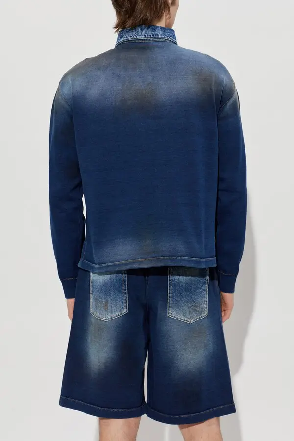 Dsquared2 Denim Polo - Navy Blue