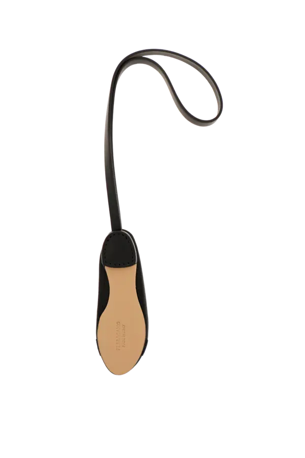 FERRAGAMO Ballerina Bag Charm - Black