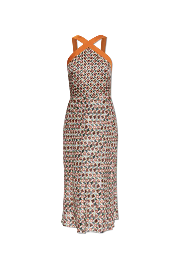 Paul Smith Patterned Off-shoulder Midi Dress - Multicolour