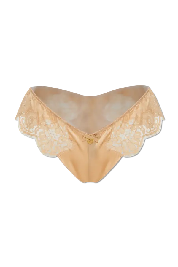 Dsquared2 Briefs With Lace Inserts - Beige