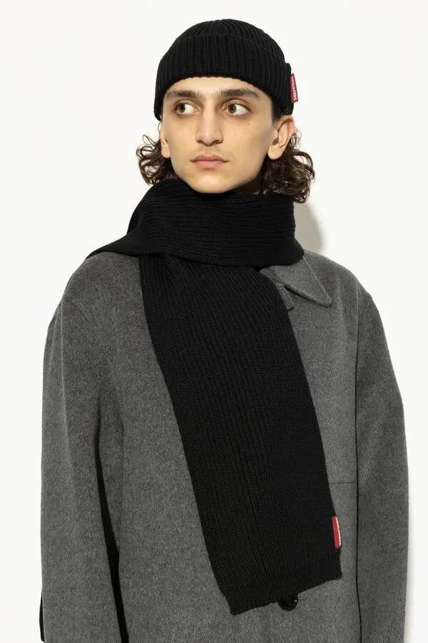 Dsquared2 Hat And Scarf Set - Black