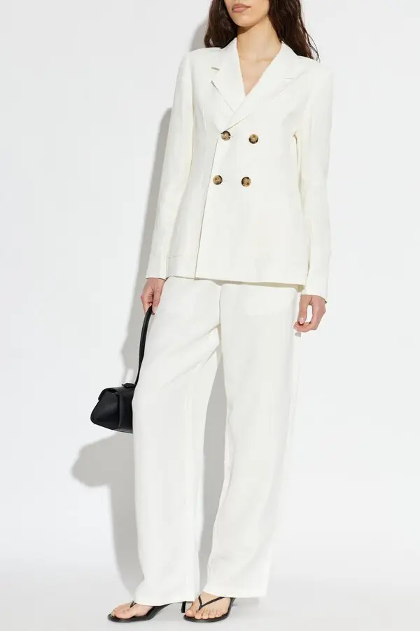 AMI Paris Double-breasted Blazer With Single Vent