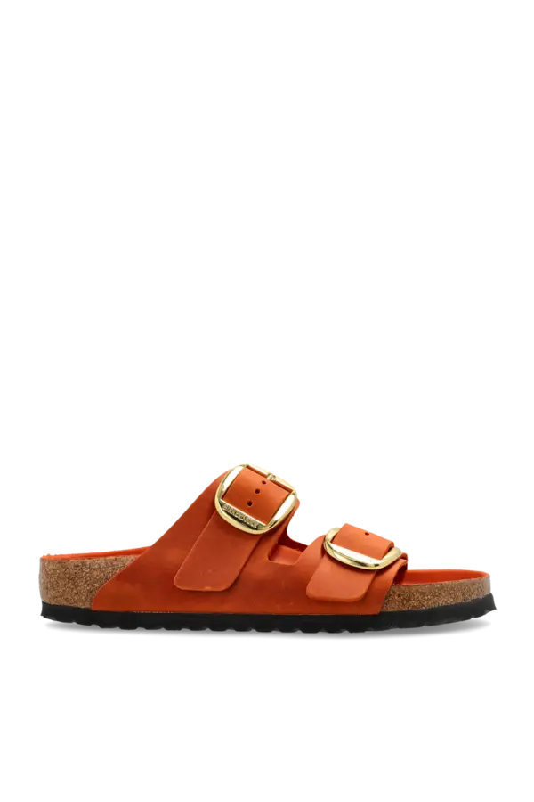 BIRKENSTOCK Arizona Big Buckle’ Slides - Orange