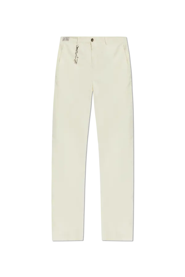 Paul & Shark Logo Trousers - Cream
