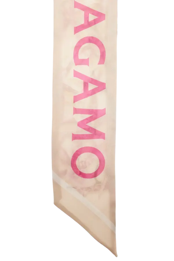 FERRAGAMO Silk Scarf - Cream