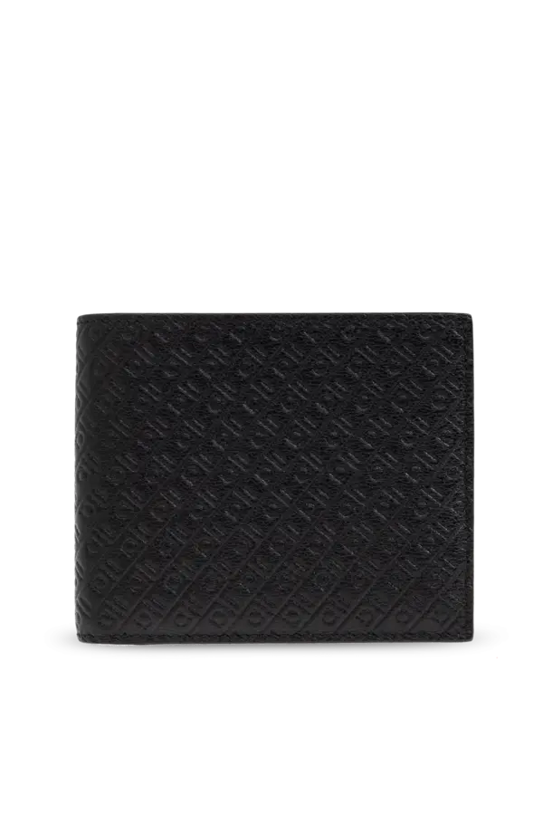 FERRAGAMO Leather Wallet - Black