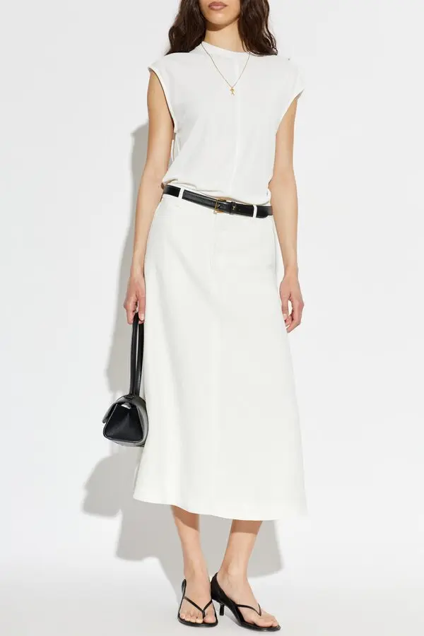 AMI Paris Sleeveless Top - White