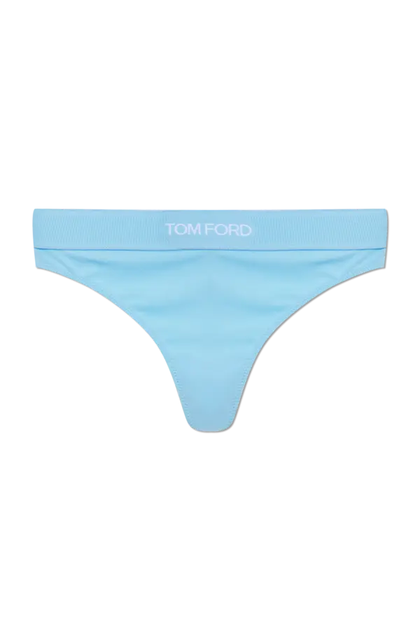 TOM FORD Strings With Logo - Blue