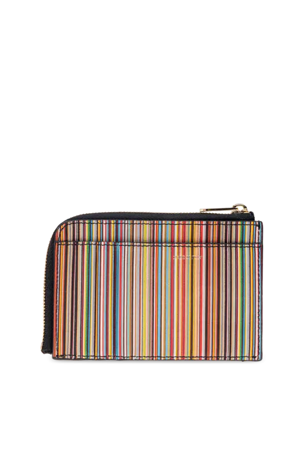 Paul Smith Leather Card Holder - Black