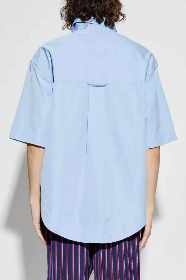 AMI Paris Oversize’ Shirt - Blue