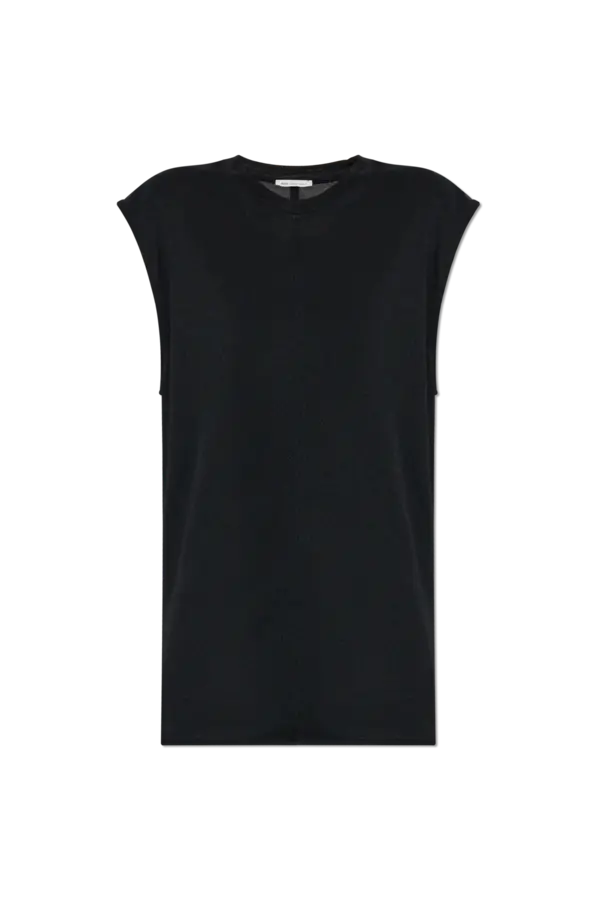 AMI Paris Sleeveless Top - Black