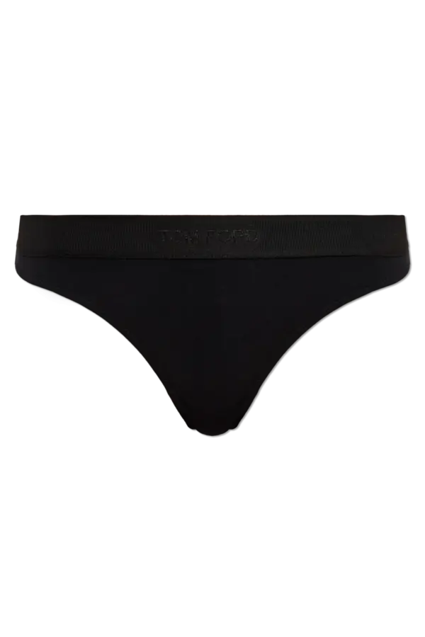 TOM FORD Strings With Logo - Black
