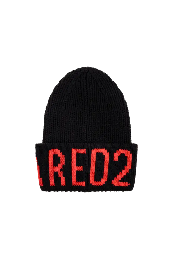Dsquared2 Wool Beanie With Logo