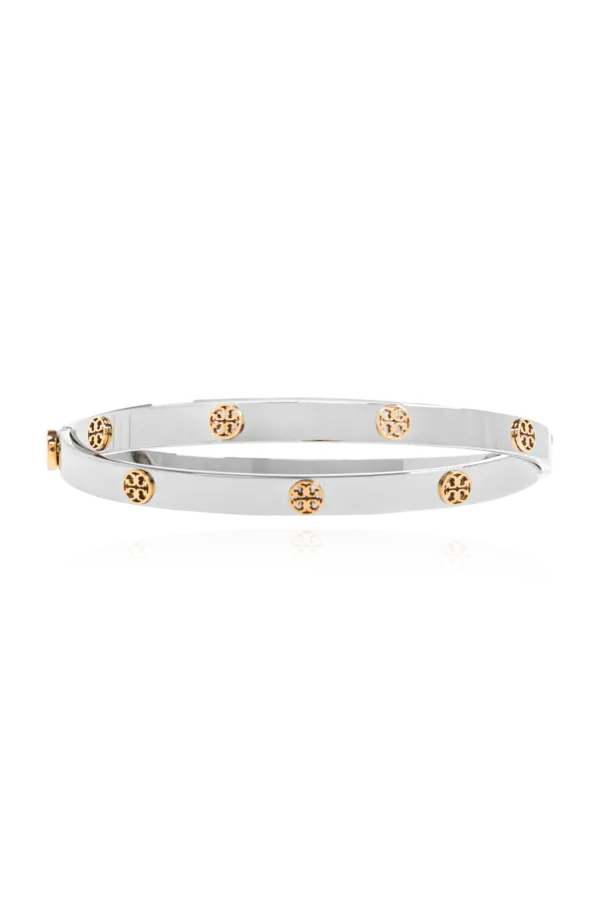 Tory Burch Bracelet With Logo - Silver