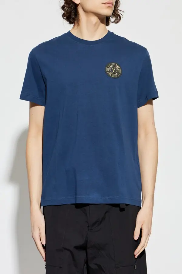 Versace T-shirt With Logo Patch