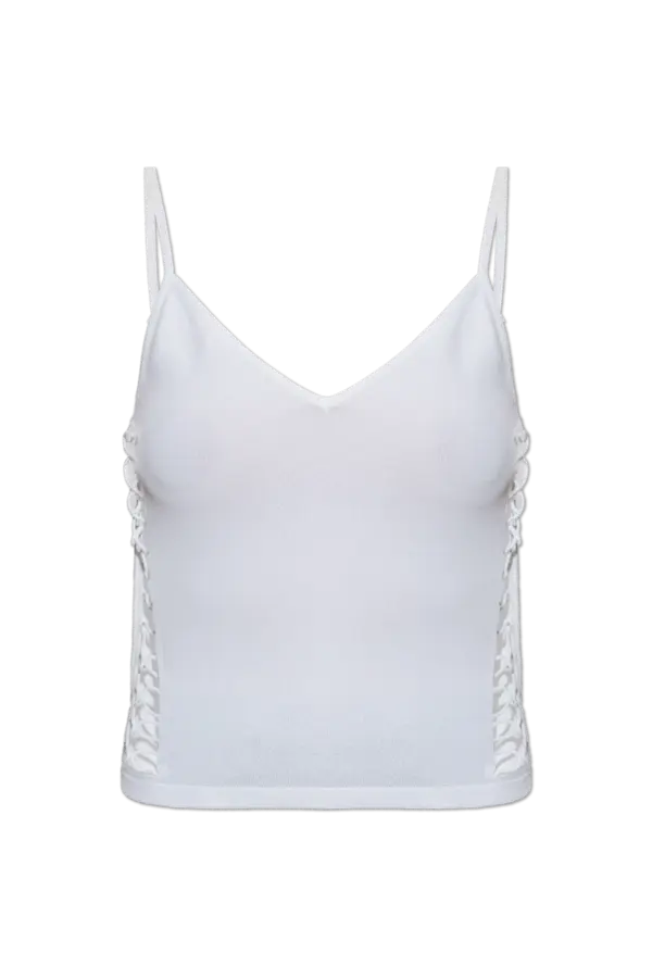 Dsquared2 Top With Decorative Side Cut-outs - White