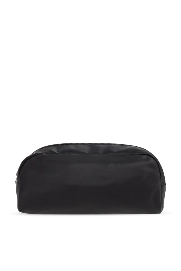 Emporio Armani Cosmetic Bag With Logo Applique - Black