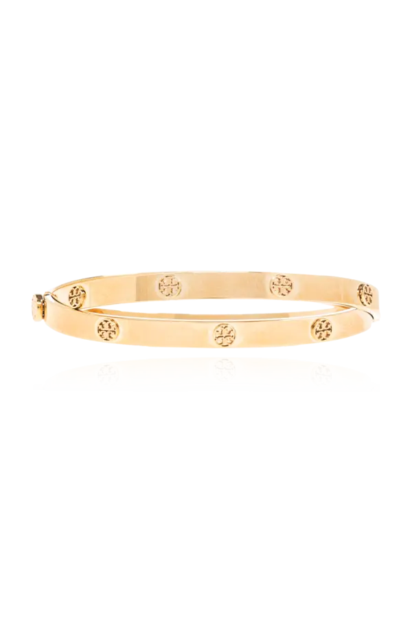 Tory Burch Bracelet With Logo - Gold