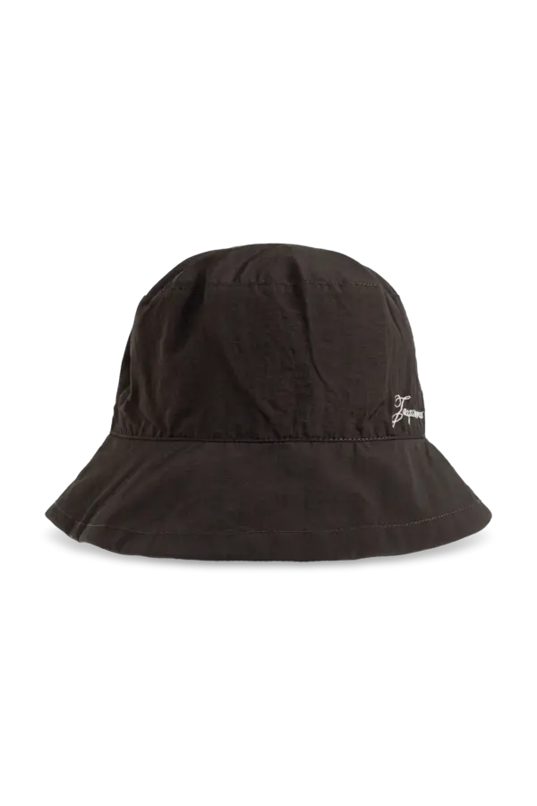 Jacquemus Bucket Hat With Embroidered Logo - Brown