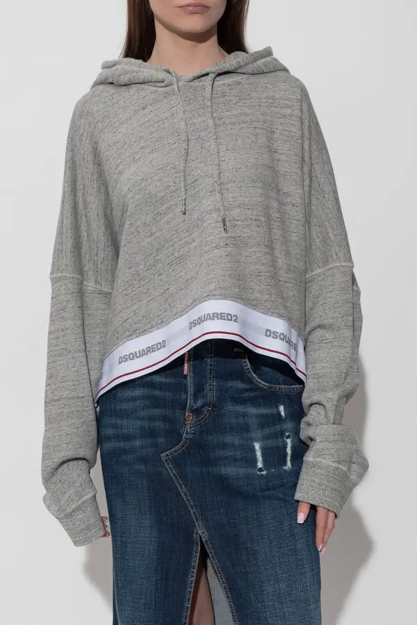 Dsquared2 Oversized Hoodie - Grey
