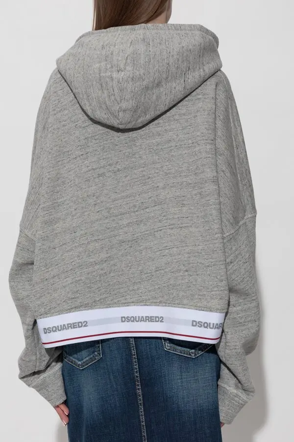 Dsquared2 Oversized Hoodie - Grey