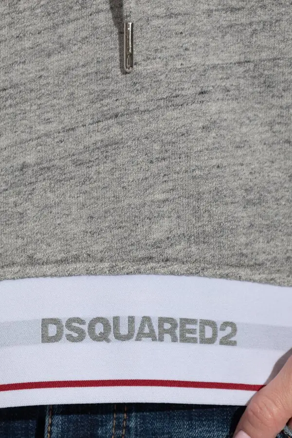 Dsquared2 Oversized Hoodie - Grey