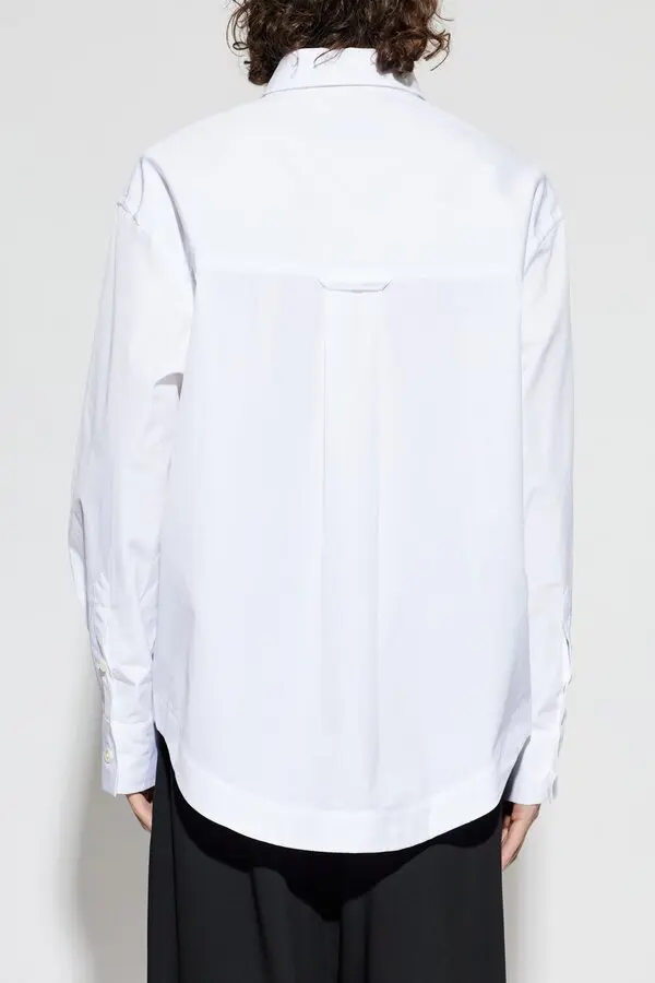 AMI Paris Shirt With Pocket - White