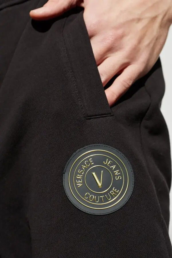 Versace Sweatpants With Logo Patch